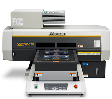 UJF-3042 Desktop Size UV LED Flatbed Printer
