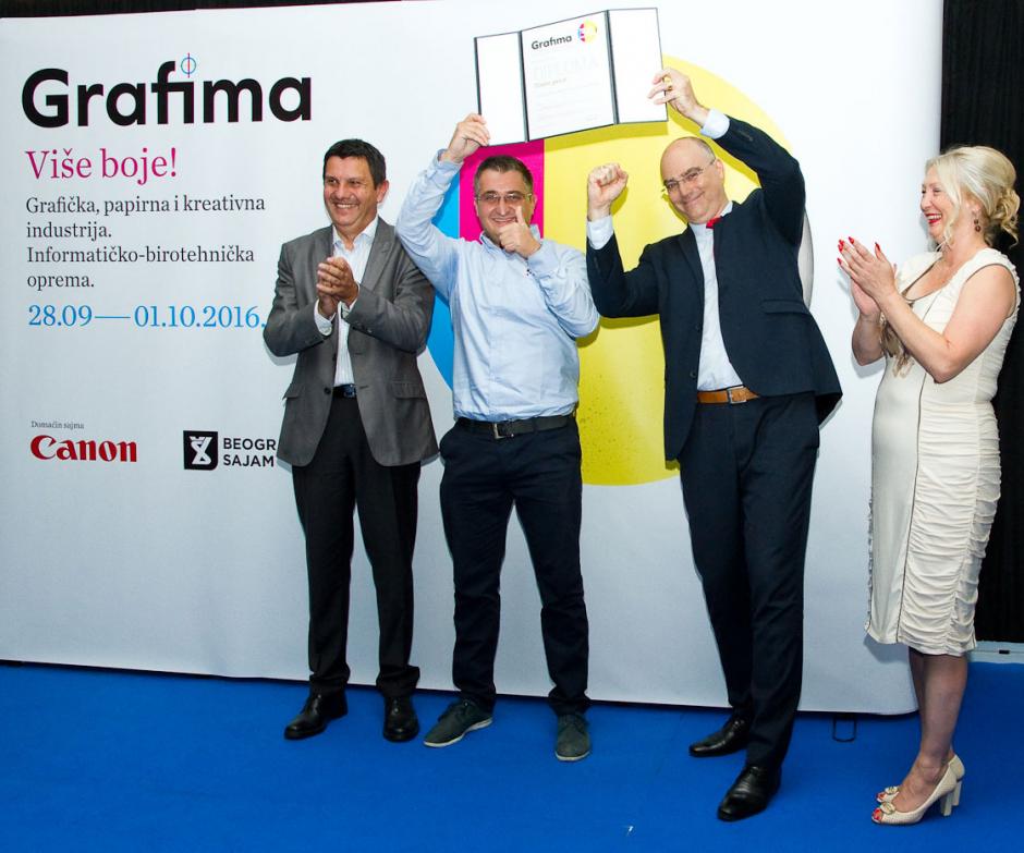 Mimaki wins Gold at Grafima in Belgrade - News - Mimaki Europe