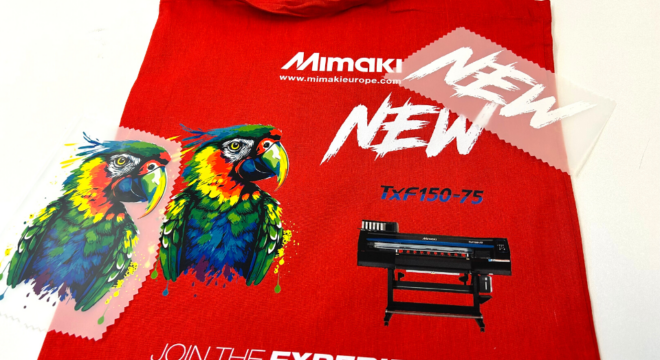 TxF-Series: Mimaki’s first DTF (Direct-to-Film) printers.