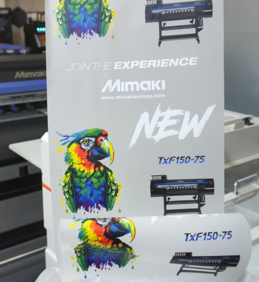 TxF-Series: Mimaki’s first DTF (Direct-to-Film) printers.