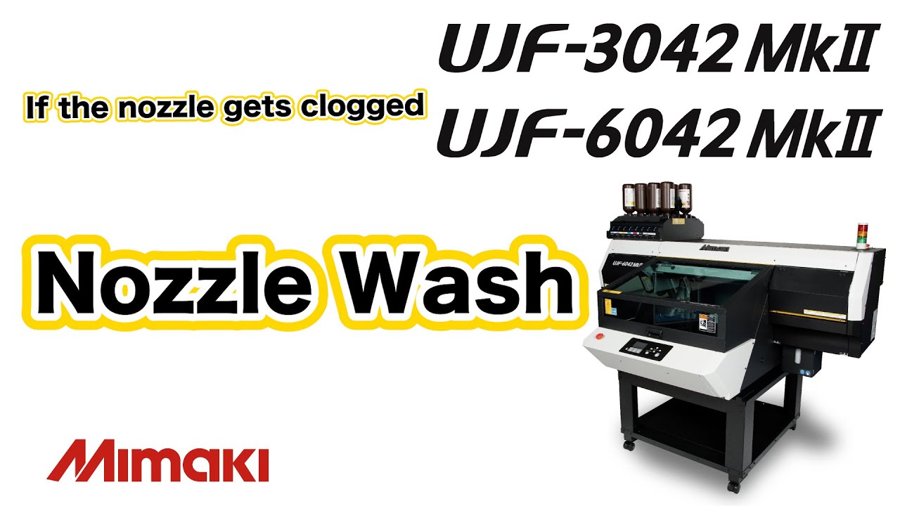 UJF-3042/6042Mkll - Nozzle Wash - Mimaki Europe